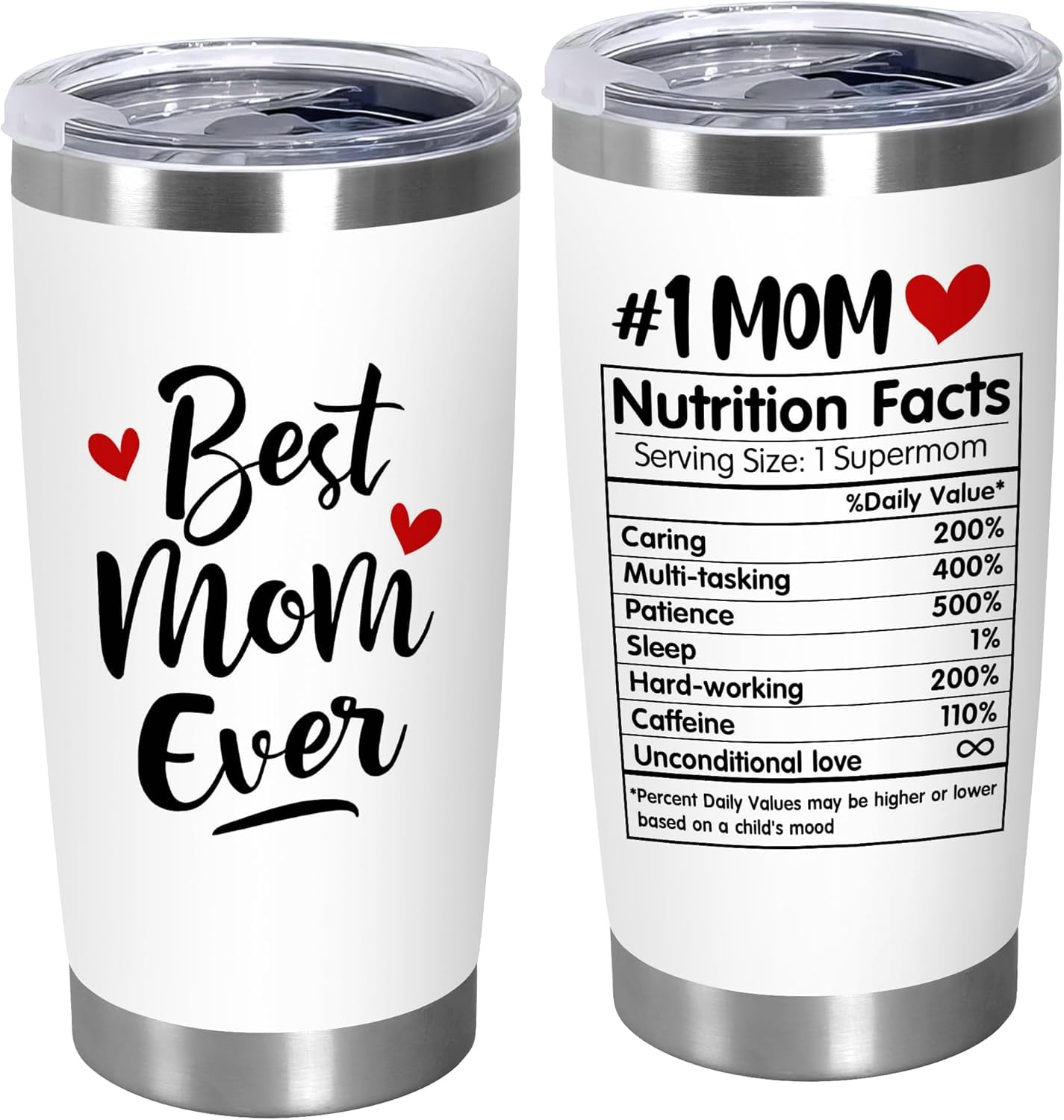 Mothers Day Gifts For Mom From Daughter Son - 20 Oz Stainless Steel ...