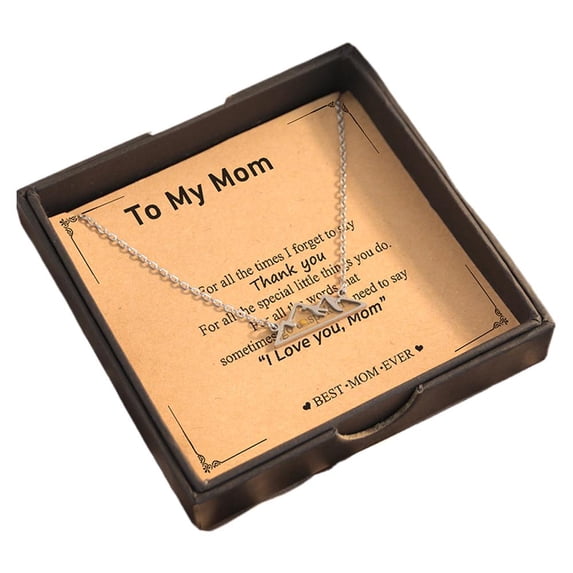 Mothers Day Gifts for Mom, Snowy Mountain Pendant Necklace ...