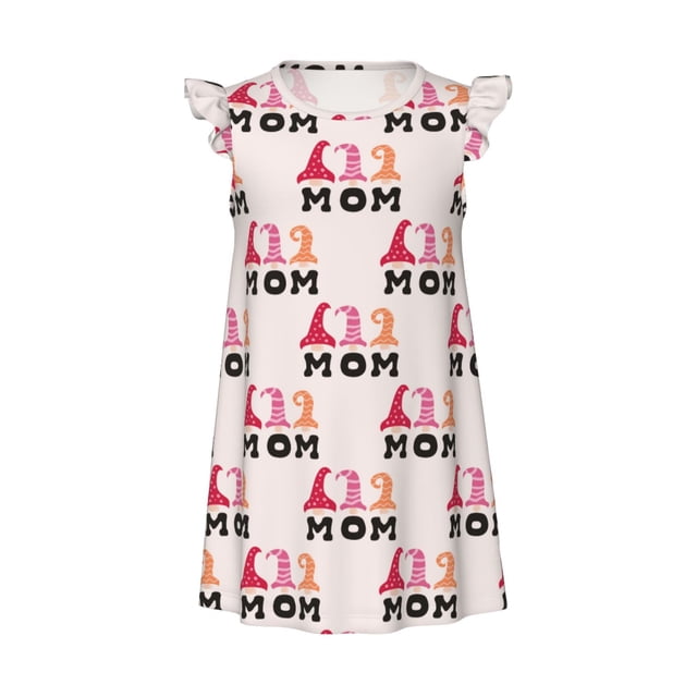 Mothers Day Girls Nightgowns, Pajamas for Girls, Soft Flutter Short ...