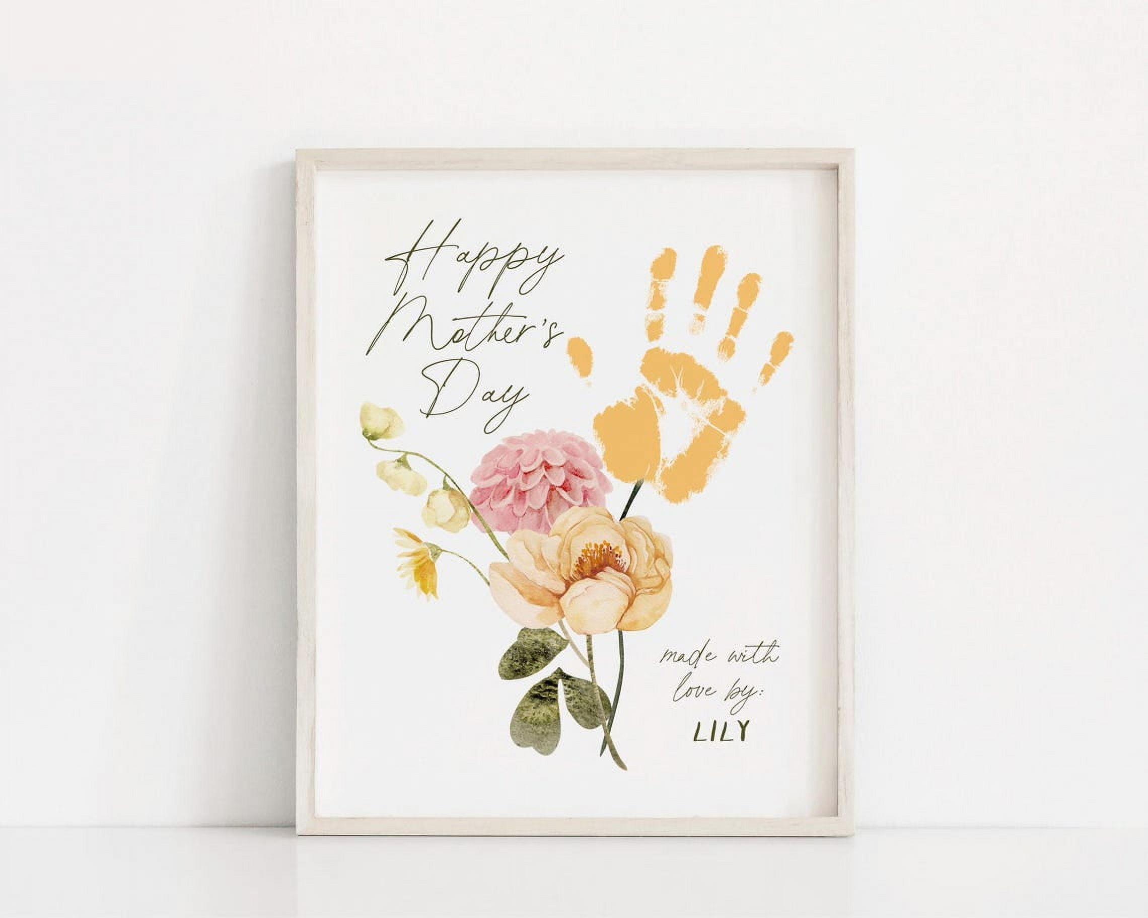 Mothers Day Handprint Craft Mothers Day Printable Diy Keepsake Gift ...