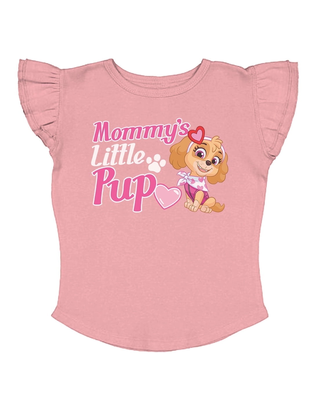 Mothers Day Paw Patrol Mommy Little Pup Ruffle Toddler Girls Ruffle ...