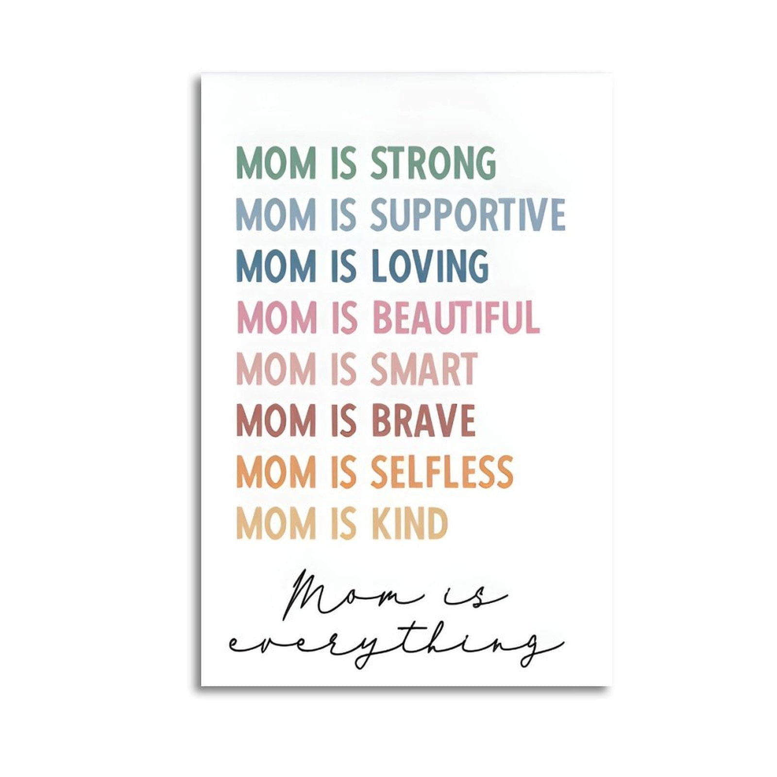 Mothers Day Printable Art Poster Great Wall Art for Home Decor,, Mother ...