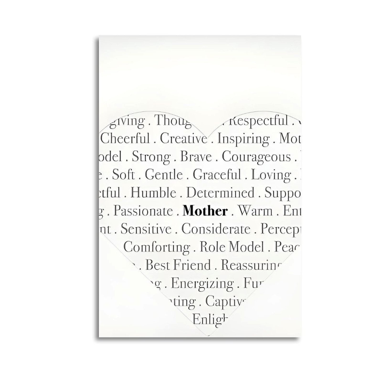 Mothers Day Quote, Positive Affirmations Poster Great Wall Art for Home ...