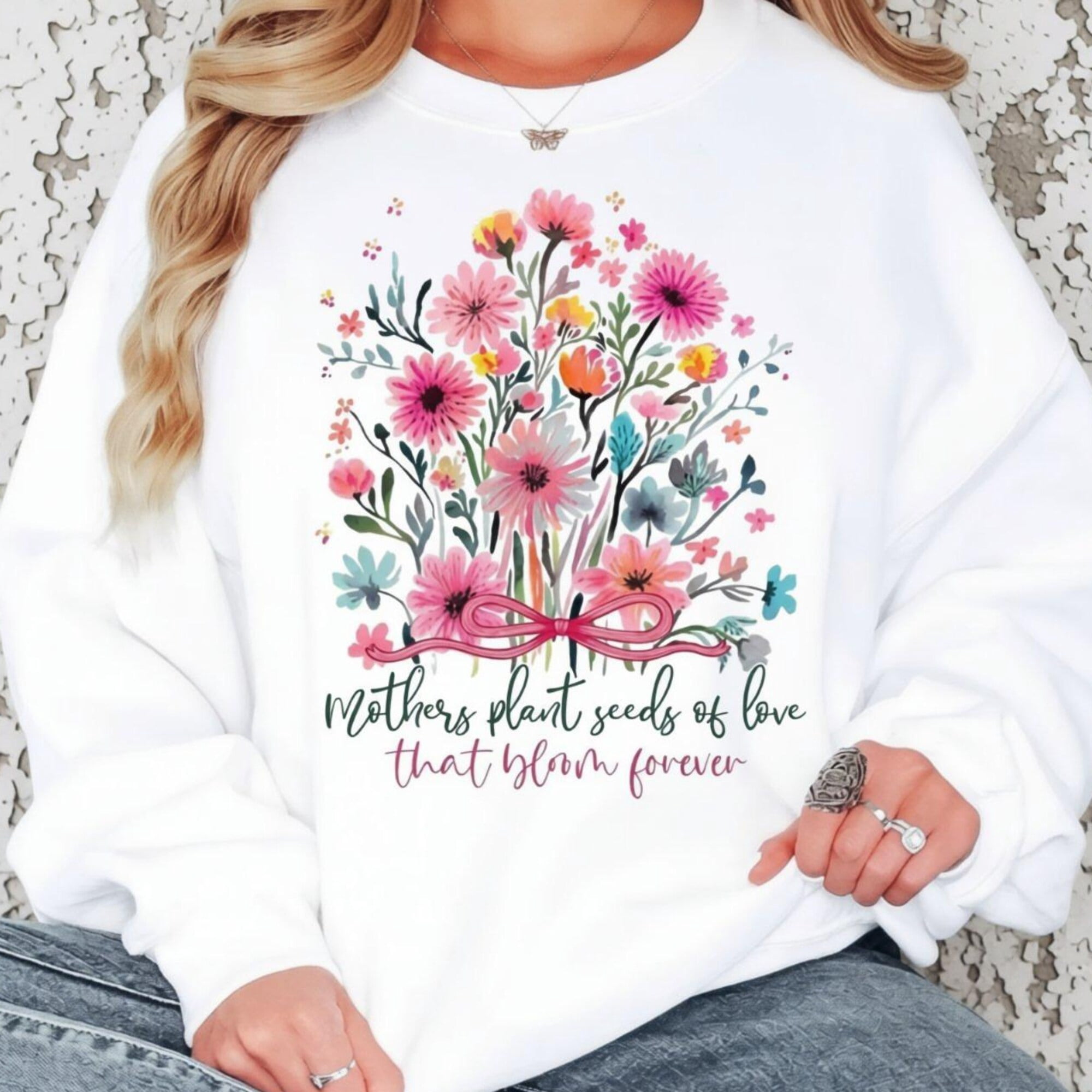 Mothers Day TShirt Floral Mom Shirt Mom Quote TShirt Plant Seeds Mom ...