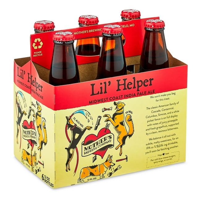 Mothers Lil Helper, 6 Pack, 12 fl oz Bottle - Walmart.com