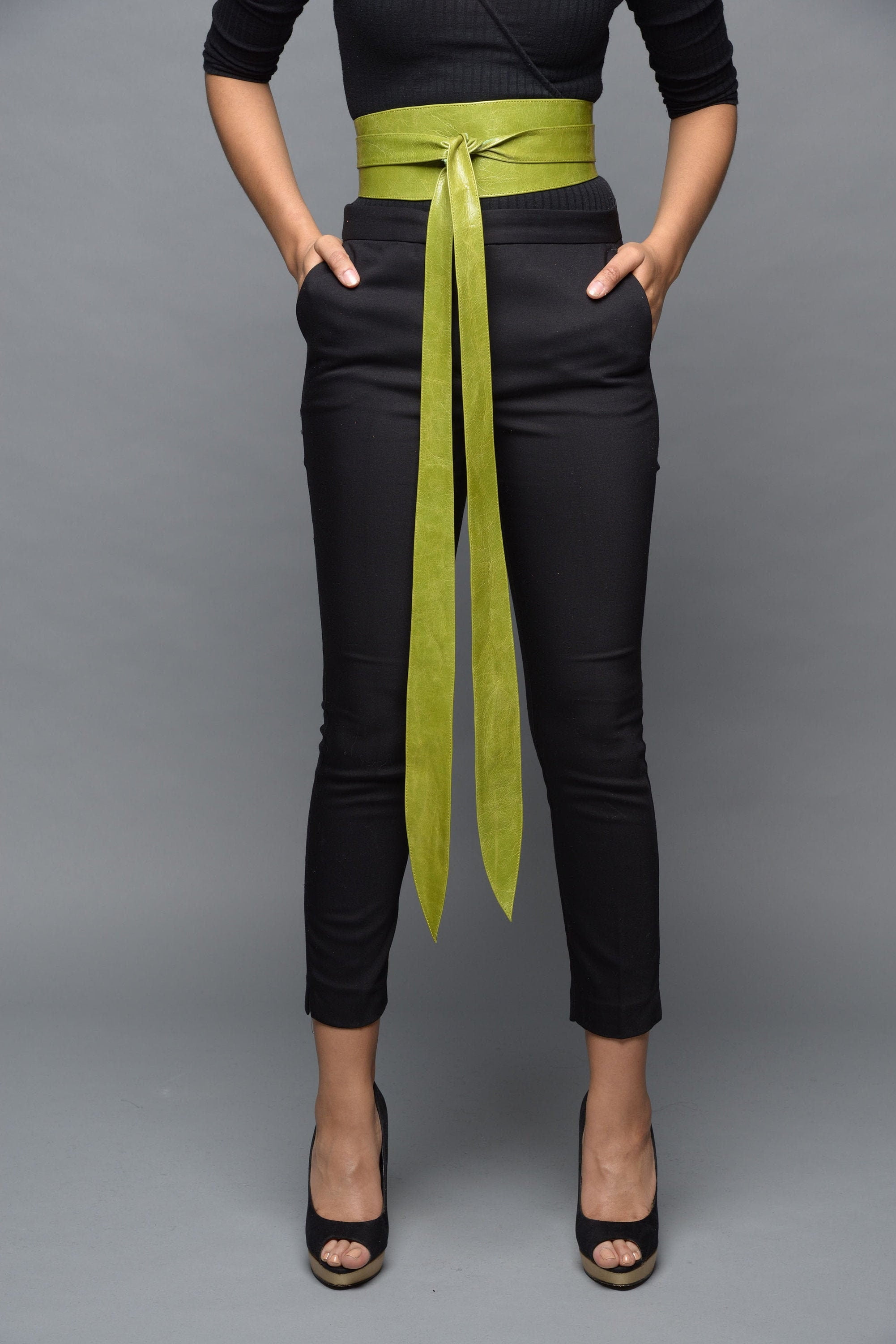 Mothers day gift, Leather obi belt, leather wrap belt, plus size belt ...