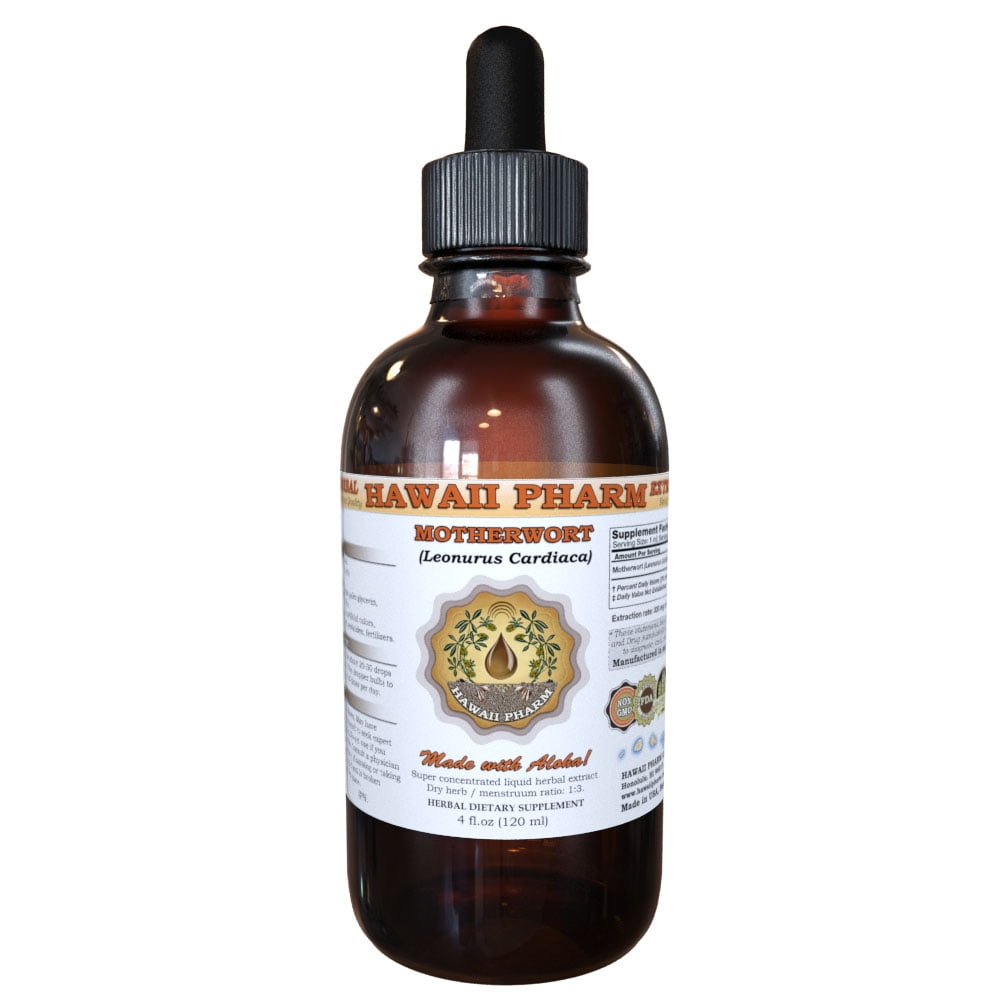 Motherwort (Leonurus Cardiaca) Tincture, Organic Dried Herb Liquid ...
