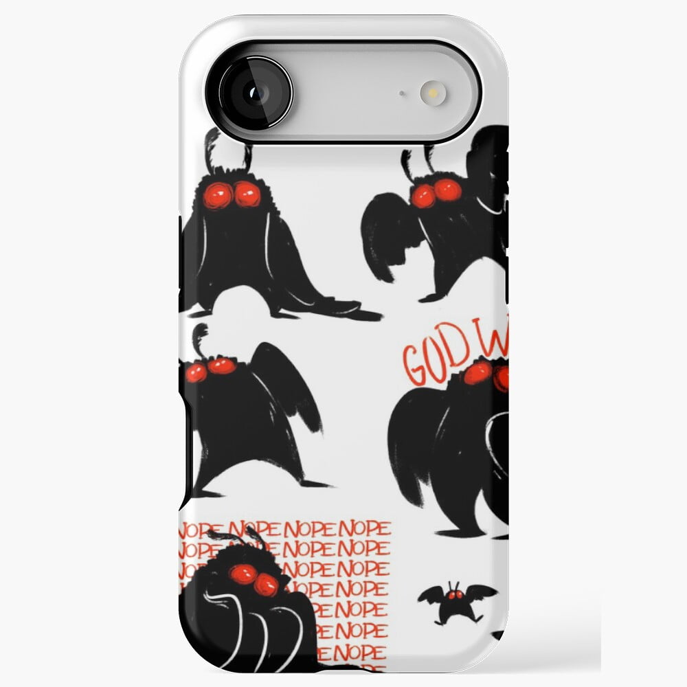 Mothman Cryptid Art Protective Cover for iPhone 11–17 Pro Max - Walmart.com