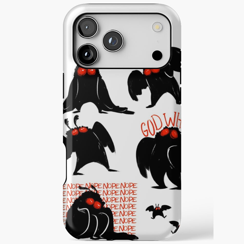 Mothman Cryptid Creature Urban Legend Creepy Folklore Case for iPhone ...