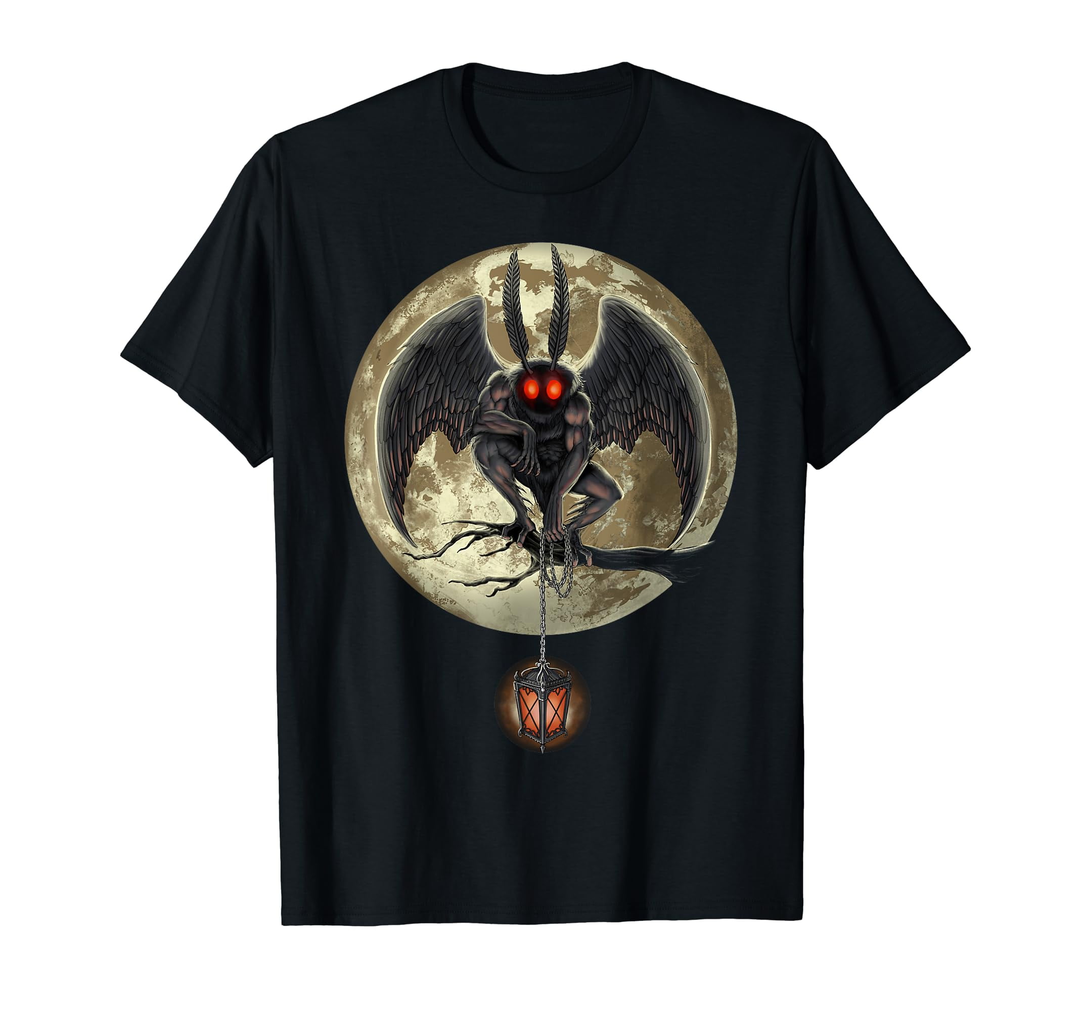 Mothman Cryptozoology Cryptid Creature Cryptozoologist Men Casual Retro ...