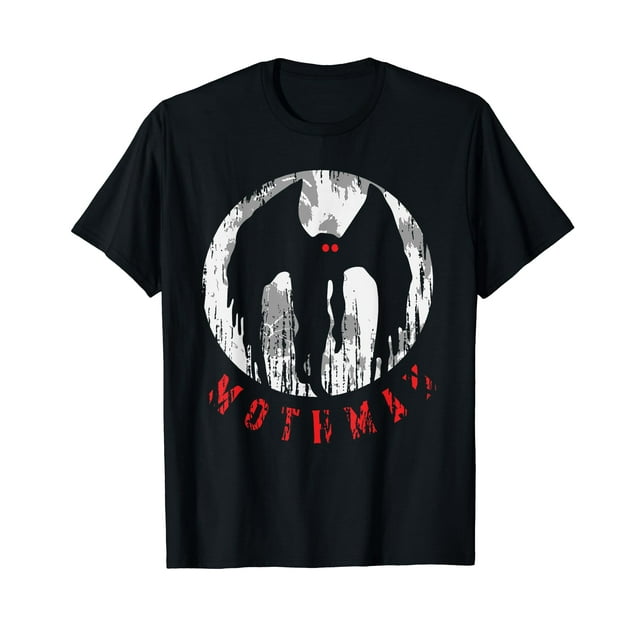 Mothman Folklore Cryptid Black T-Shirt - Walmart.com