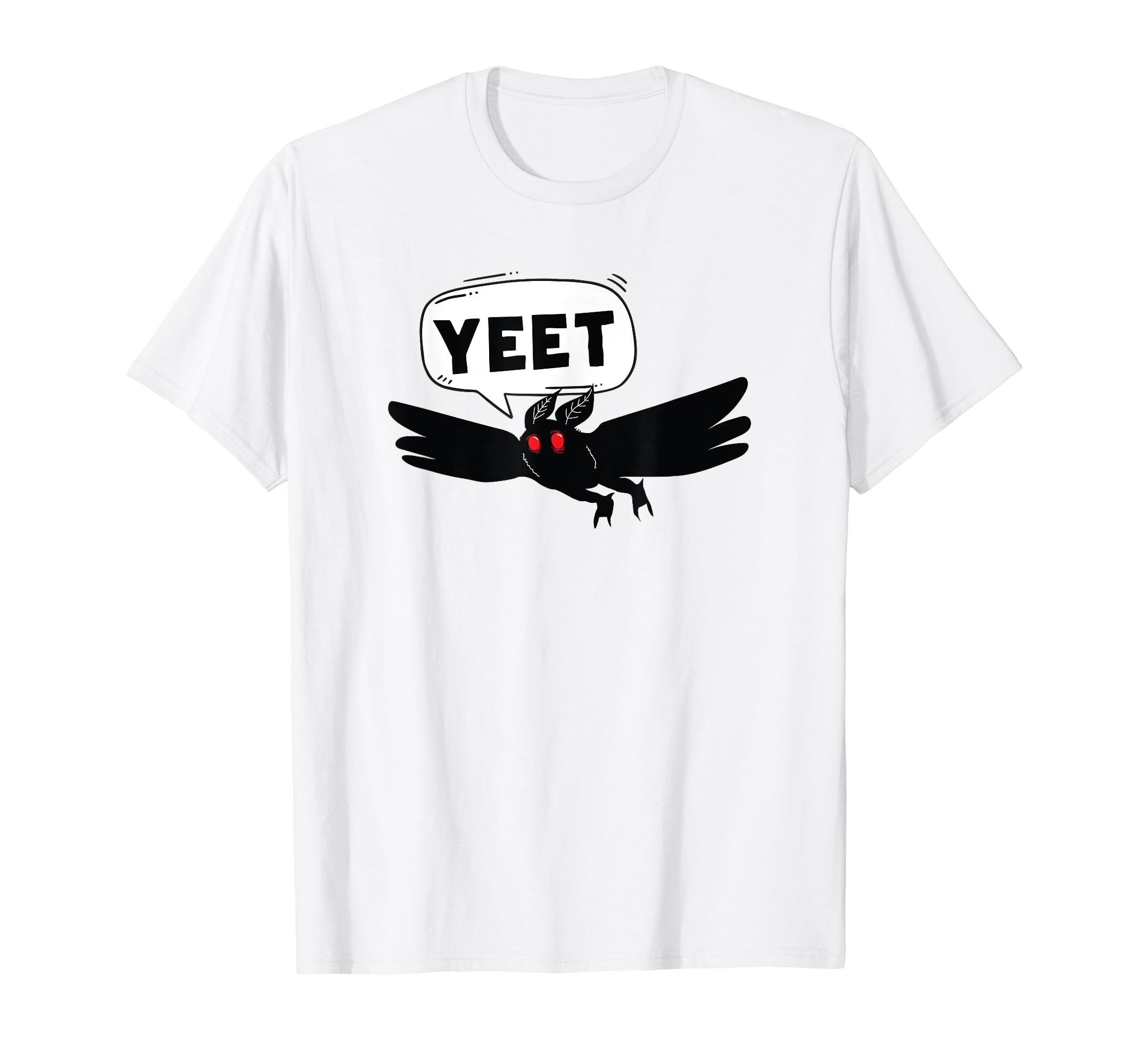 Mothman Says 'Yeet' Funny Cute Cryptid T-Shirt - Walmart.com