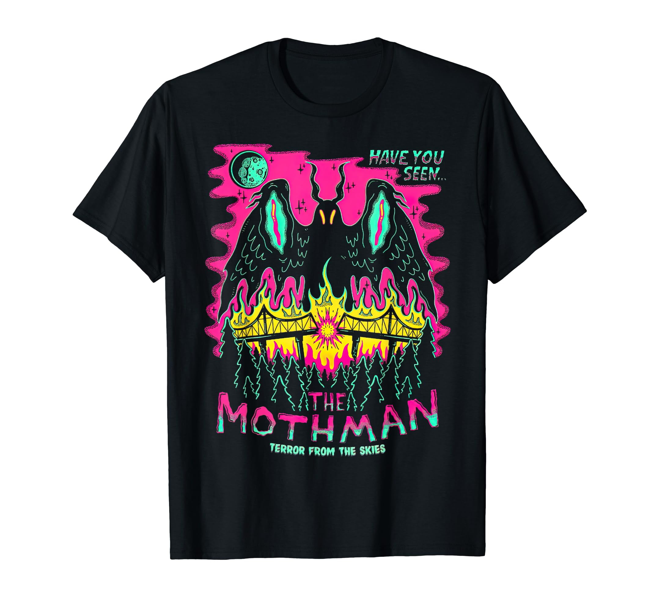 Mothman' Shirt Halloween Shirts For Witches Wicked Clothes T-Shirt ...