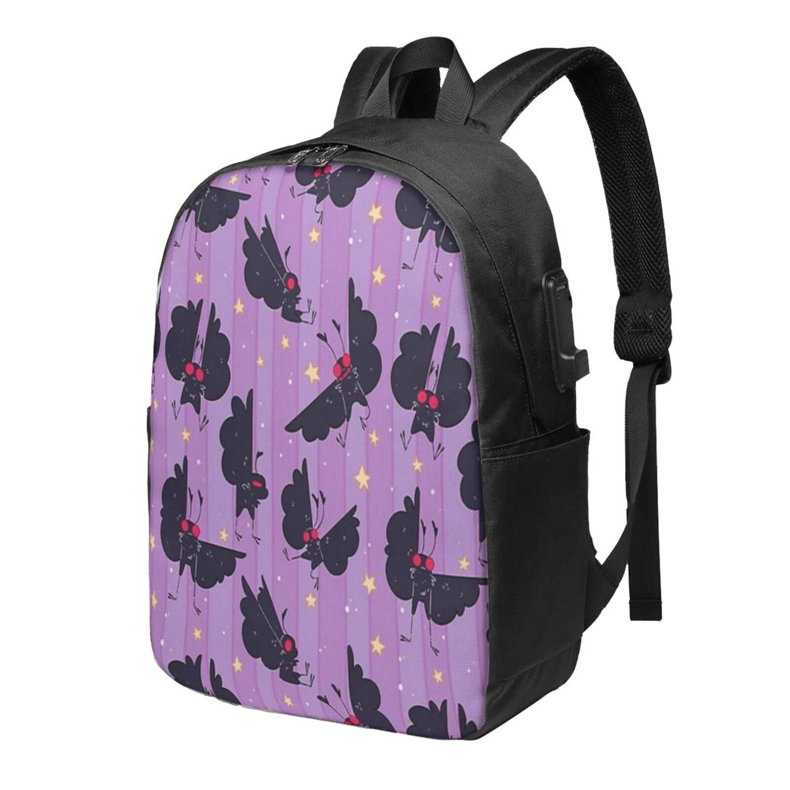 Mothman Stripes And Stuffs Backpack Fashion Travel Backpack Laptop ...