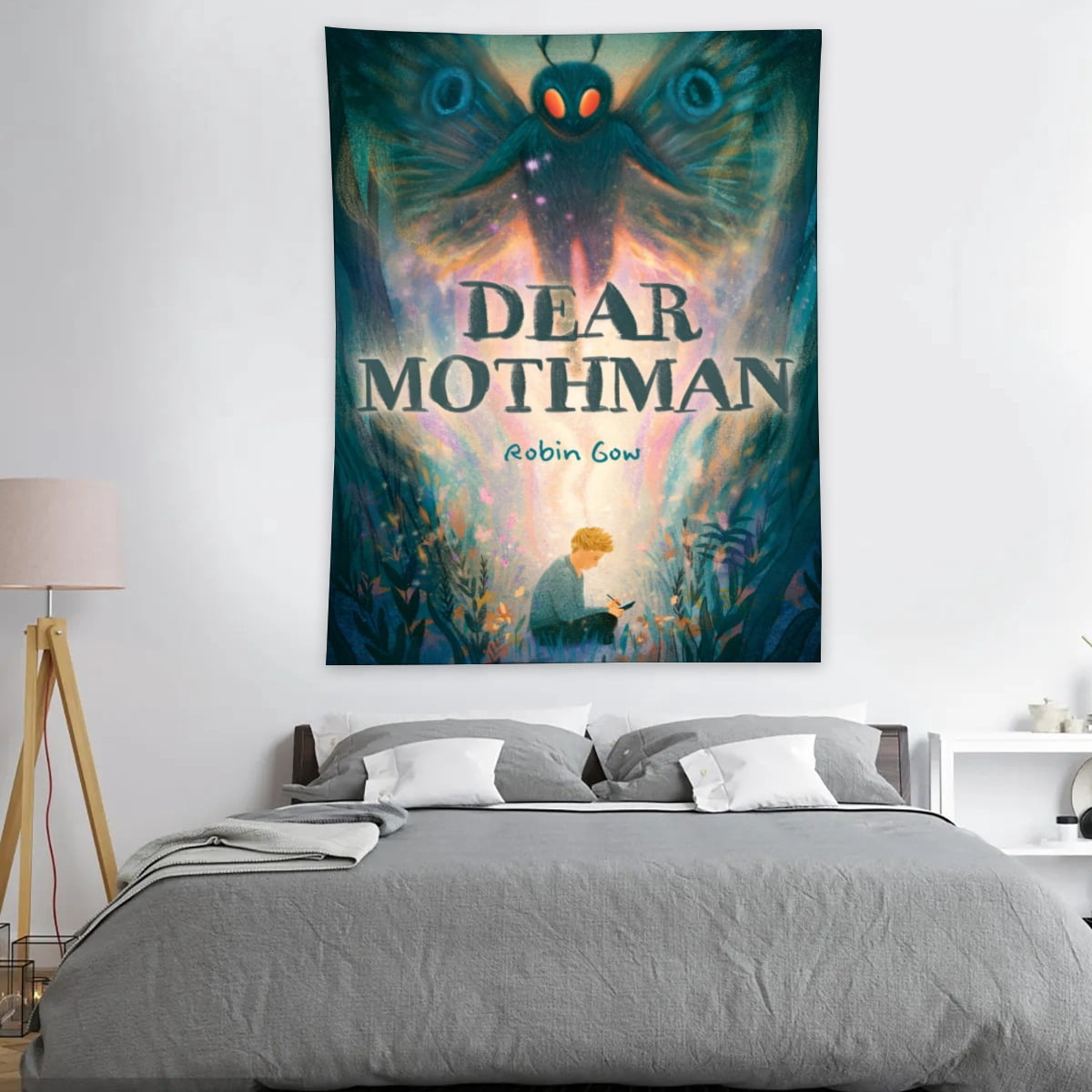 Mothman Tapestry Gift Wall Hanging Backdrop for Room Bedroom Girls Or ...