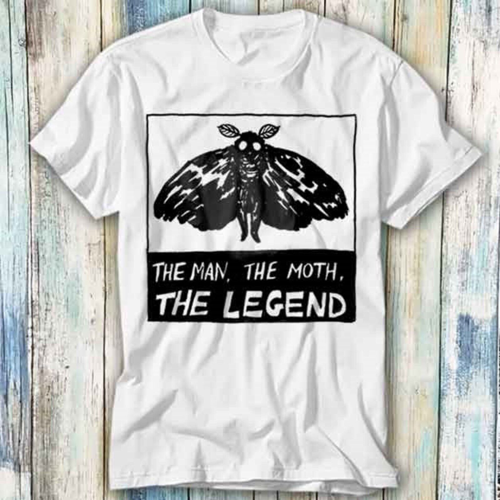 Mothman The Man The Moth The Legend T Shirt Meme Gift Funny Top Tee ...