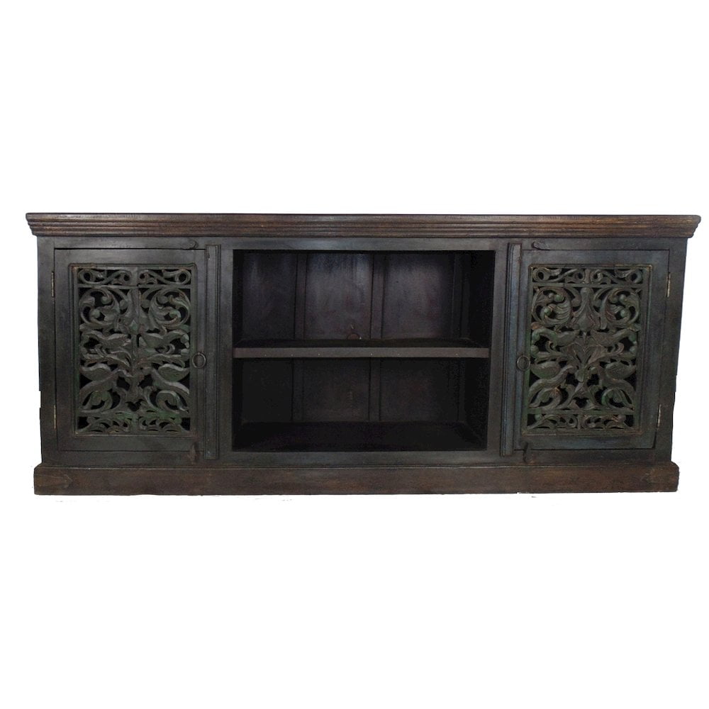 Moti Arvada 2 Carved Door Plasma in Brown - Walmart.com