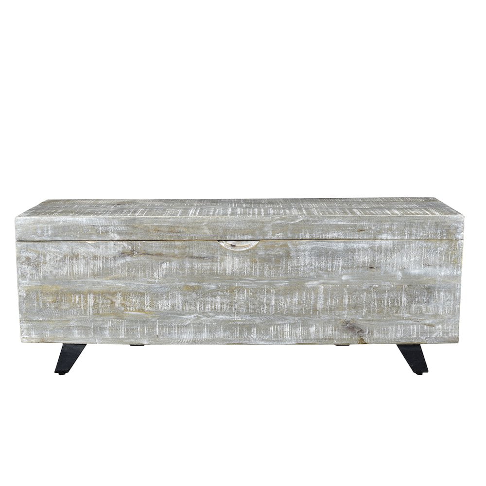Moti Rockefeller Storage Chest in Gray - Walmart.com