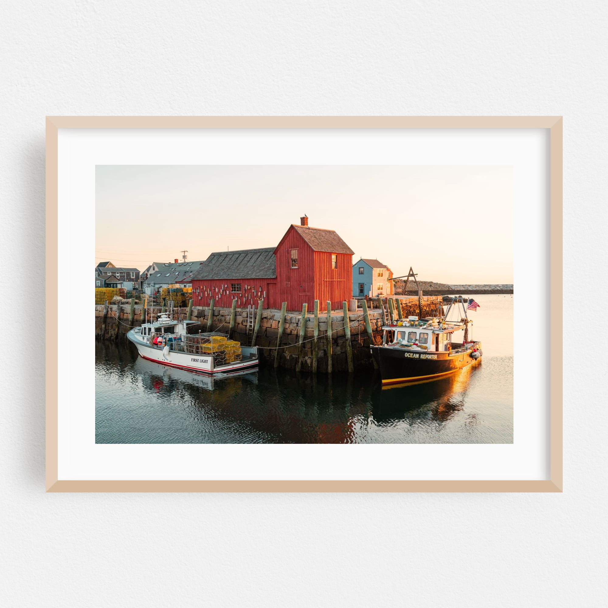 Motif No. 1 - Rockport Massachusetts Photography Harbor Boat Coastal ...