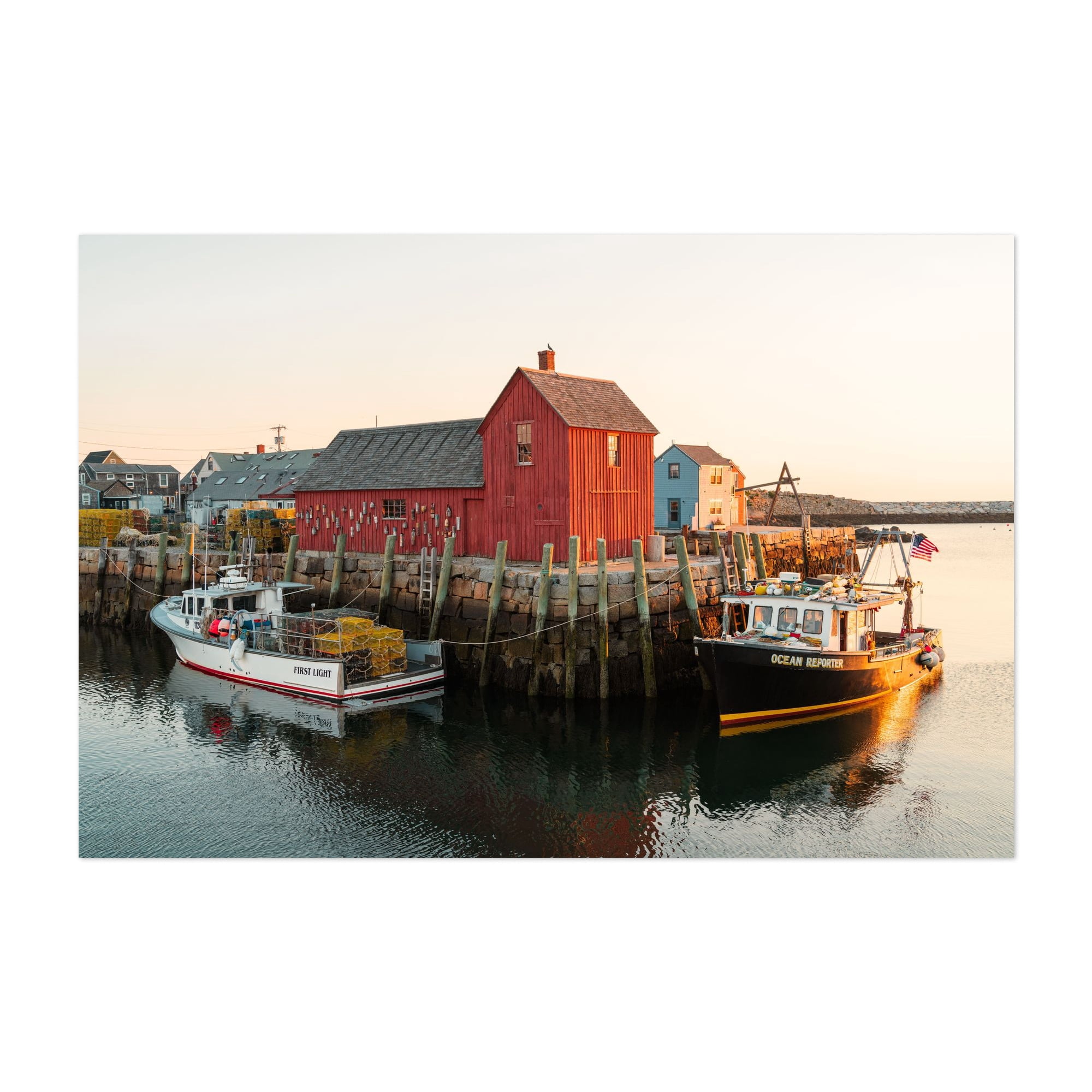 Motif No. 1 - Rockport Massachusetts Photography Harbor Boat Coastal ...