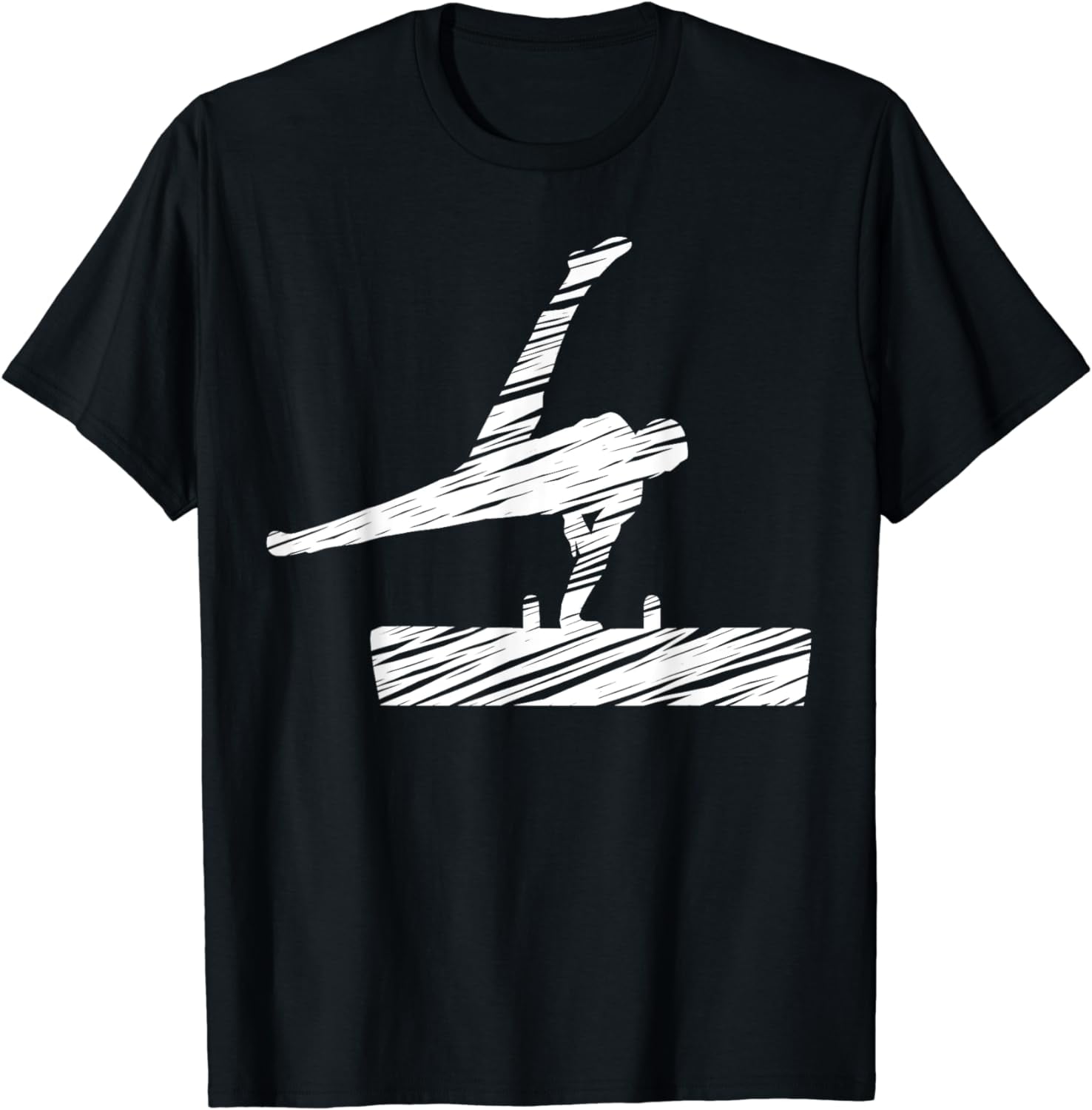 Motif gymnastics gymnast gymnastics fan vintage T-Shirt - Walmart.com