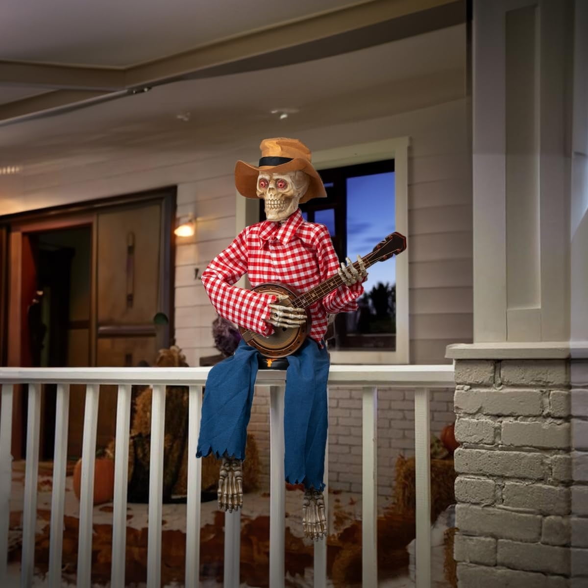 Motion Activated Halloween Animatronics Zombie Tombstone - LED ...