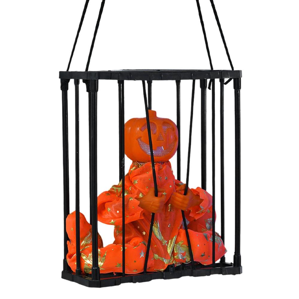 Motion Activated Halloween Decorations | Cage Horror Decoration Toys ...