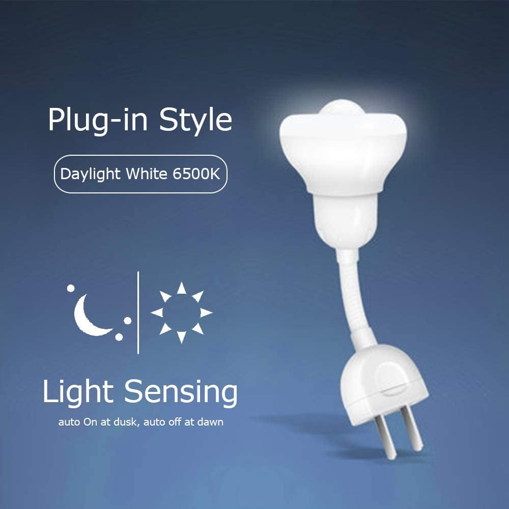 Motion-Activated Led 360° Directional Rotating Night Light Plug-In ...
