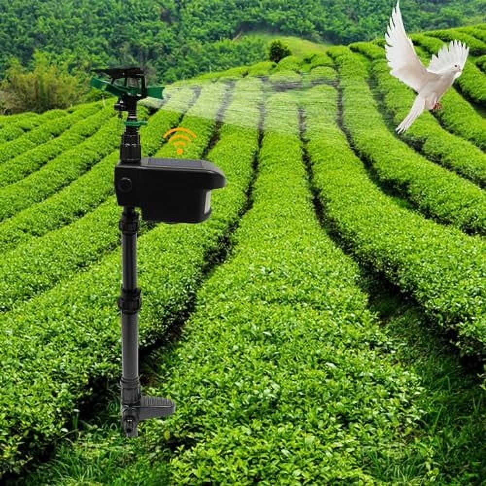 Motion Activated Sprinkler Animals Deterrent Outdoor Scarecrow Solar ...