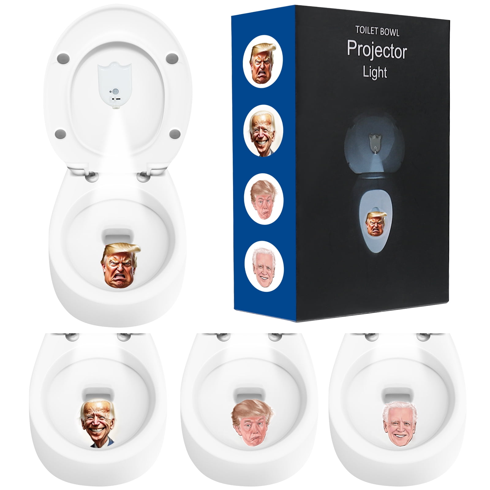Motion Activated Toilet Target Night Light with Presidential Images ...