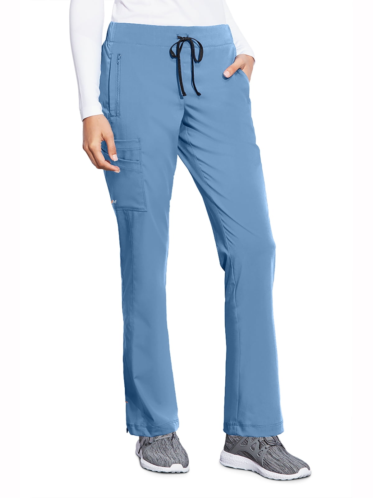 Motion By Barco MOP001 Women's Four Pocket Cargo Side Inset Drawcord ...
