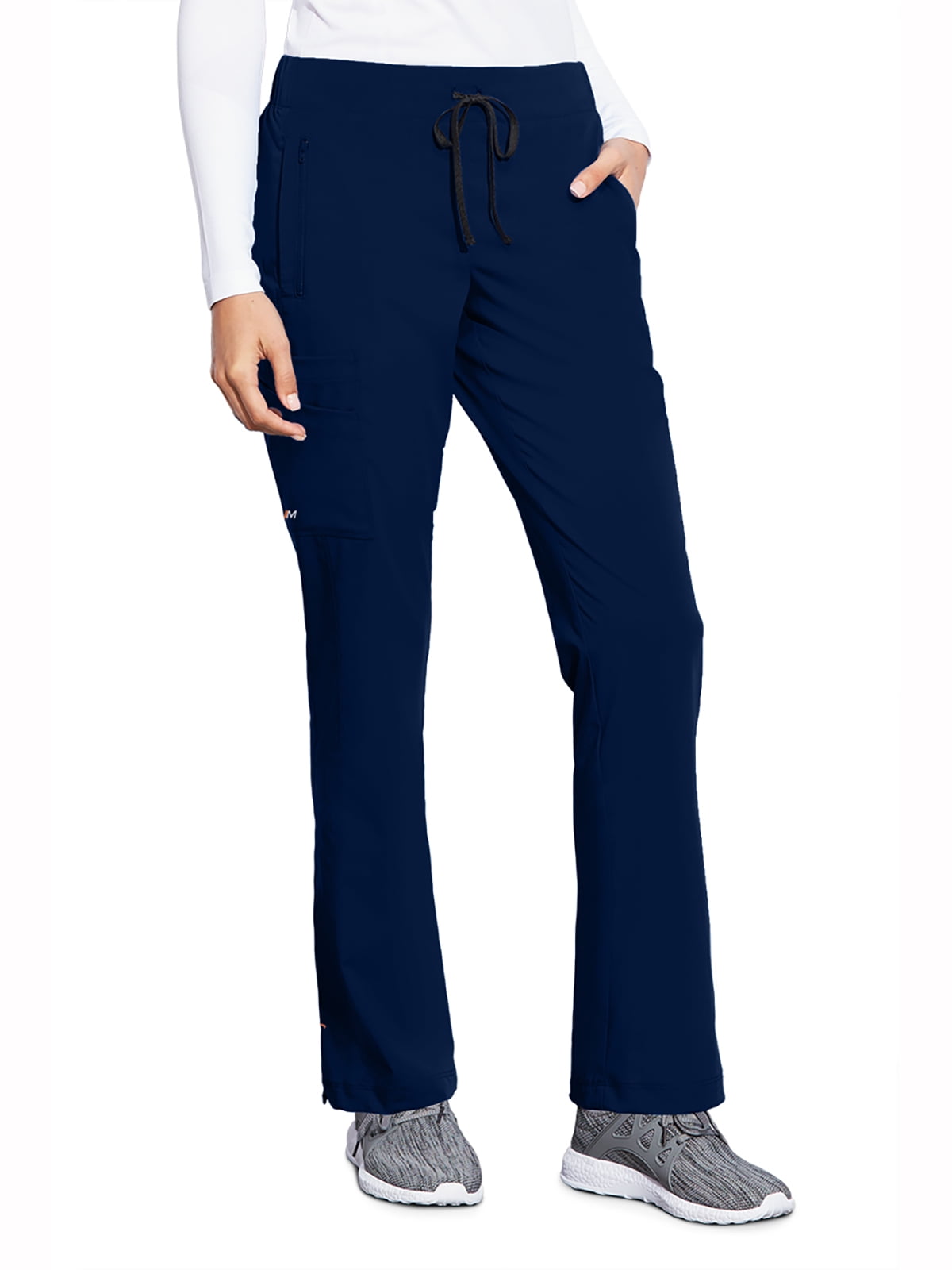 Motion By Barco MOP001 Women's Four Pocket Cargo Side Inset Drawcord ...