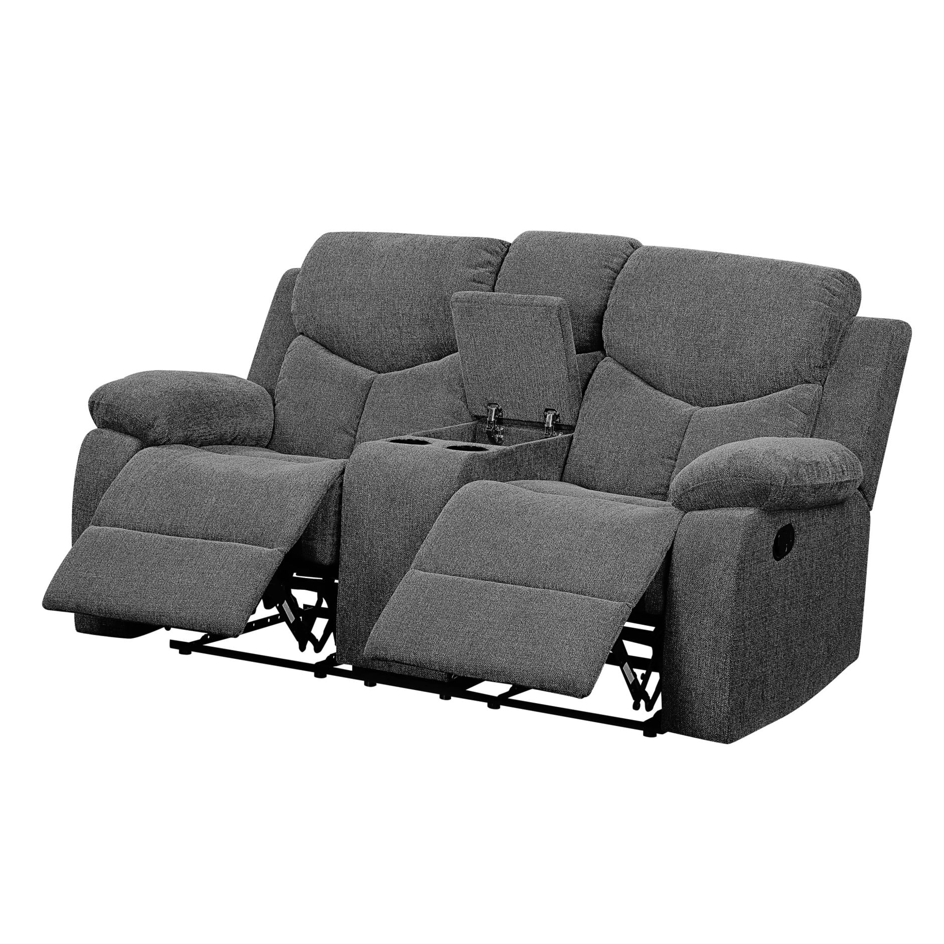 Motion Loveseat with Storage | Smooth Reclining for Living Room Relax ...
