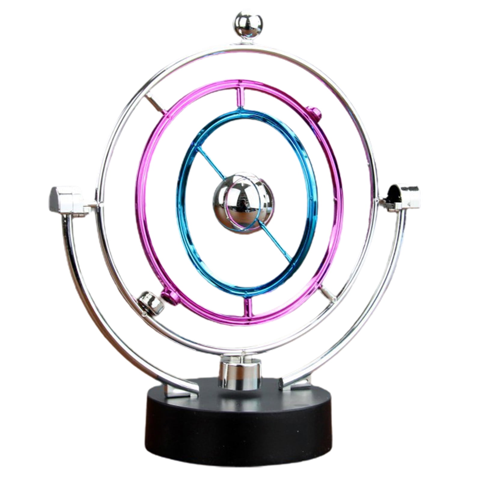 Motion Machine Freestanding Rotatable Wrought Iron Frame Physics Ball ...