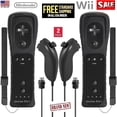 Motion Plus Wii Controllers 2Packs with Nunchucks, Wii Remote ...