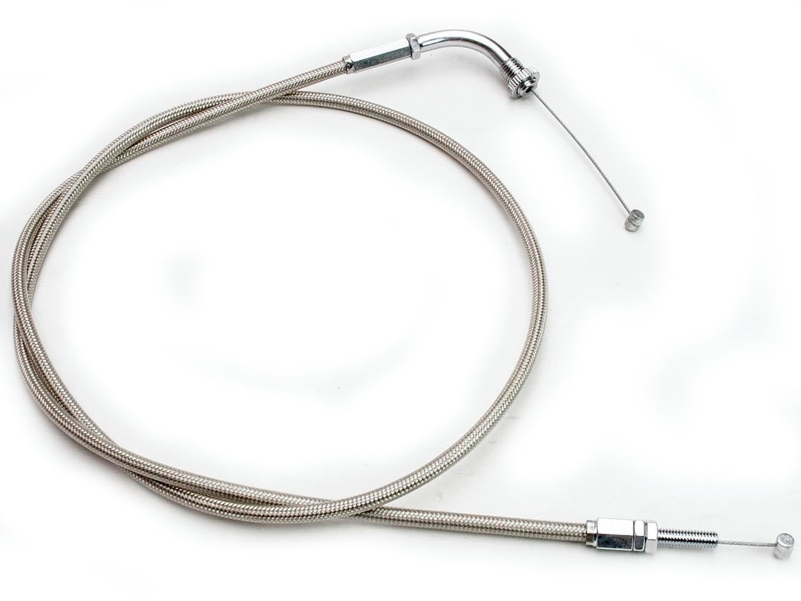 Motion Pro Armor Coated Harley Throttle Pull Cable (62-0422) - Walmart.com