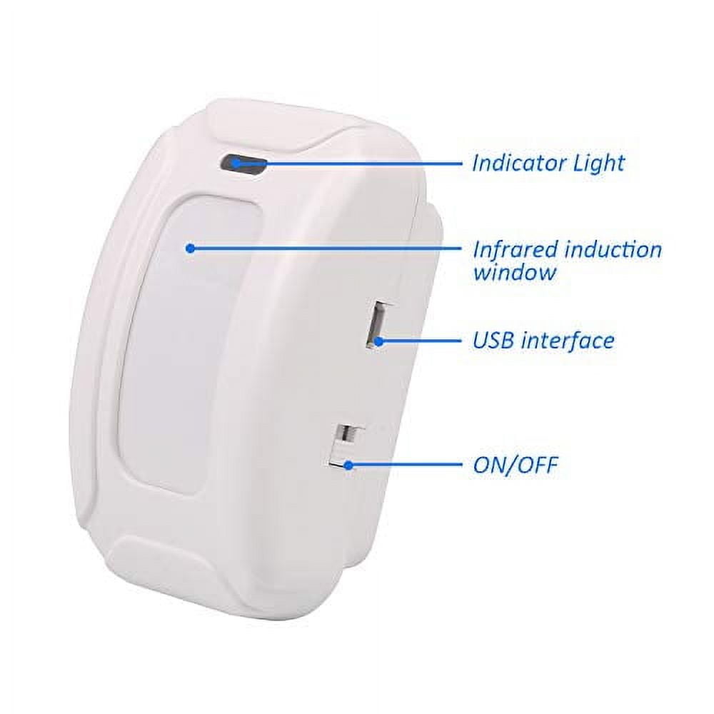 Motion Sensor Alarm, Driveway Entry Alert Support 5 Modes, 36 Tunes ...