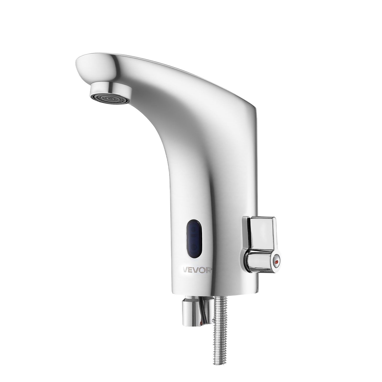 Motion Sensor Bathroom Faucet,Hands-Free Single Handle Mixer with ...
