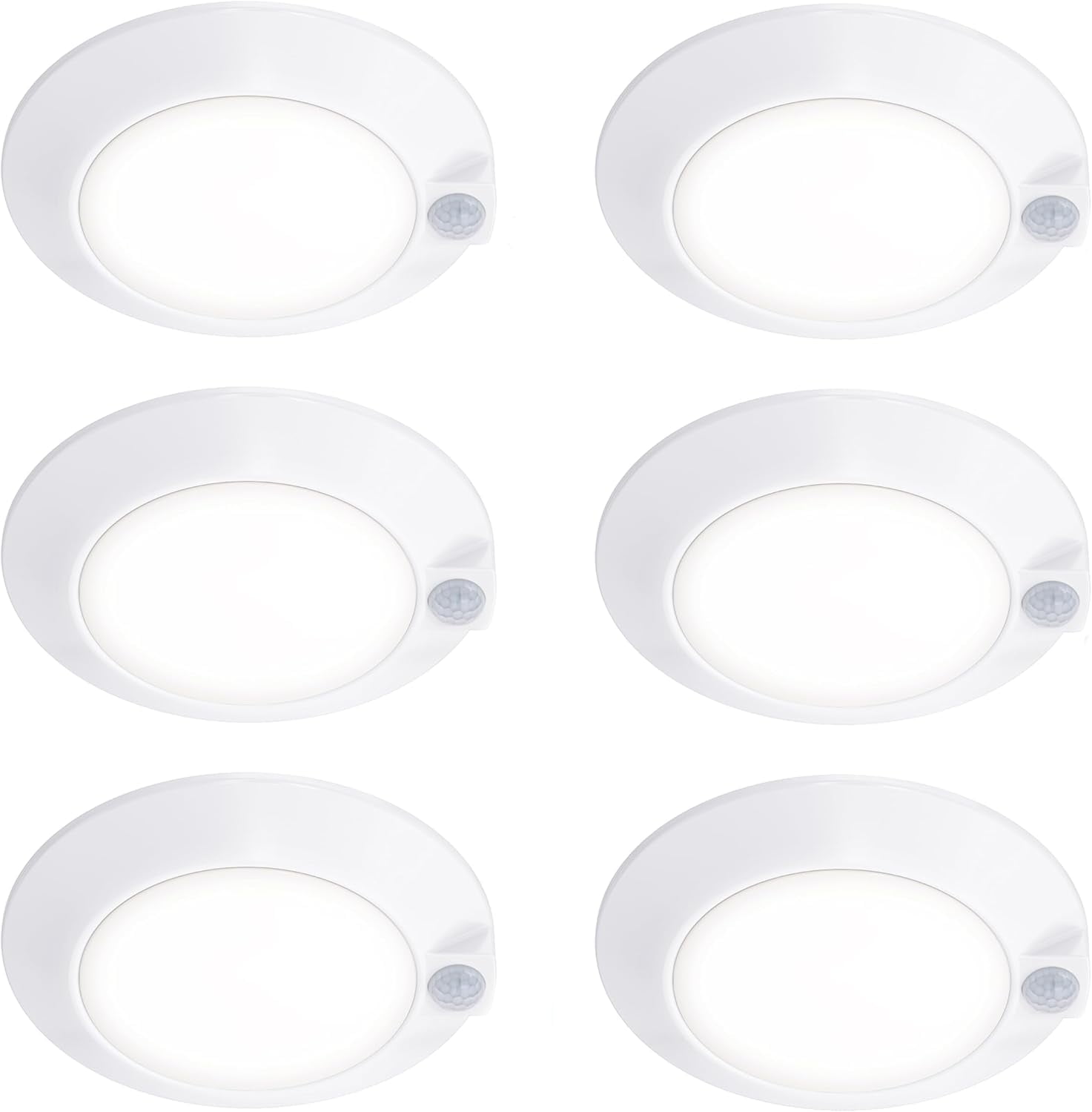 Motion Sensor Ceiling Light, 120V CRI90 14W 3000K Warm White,6 inch ...