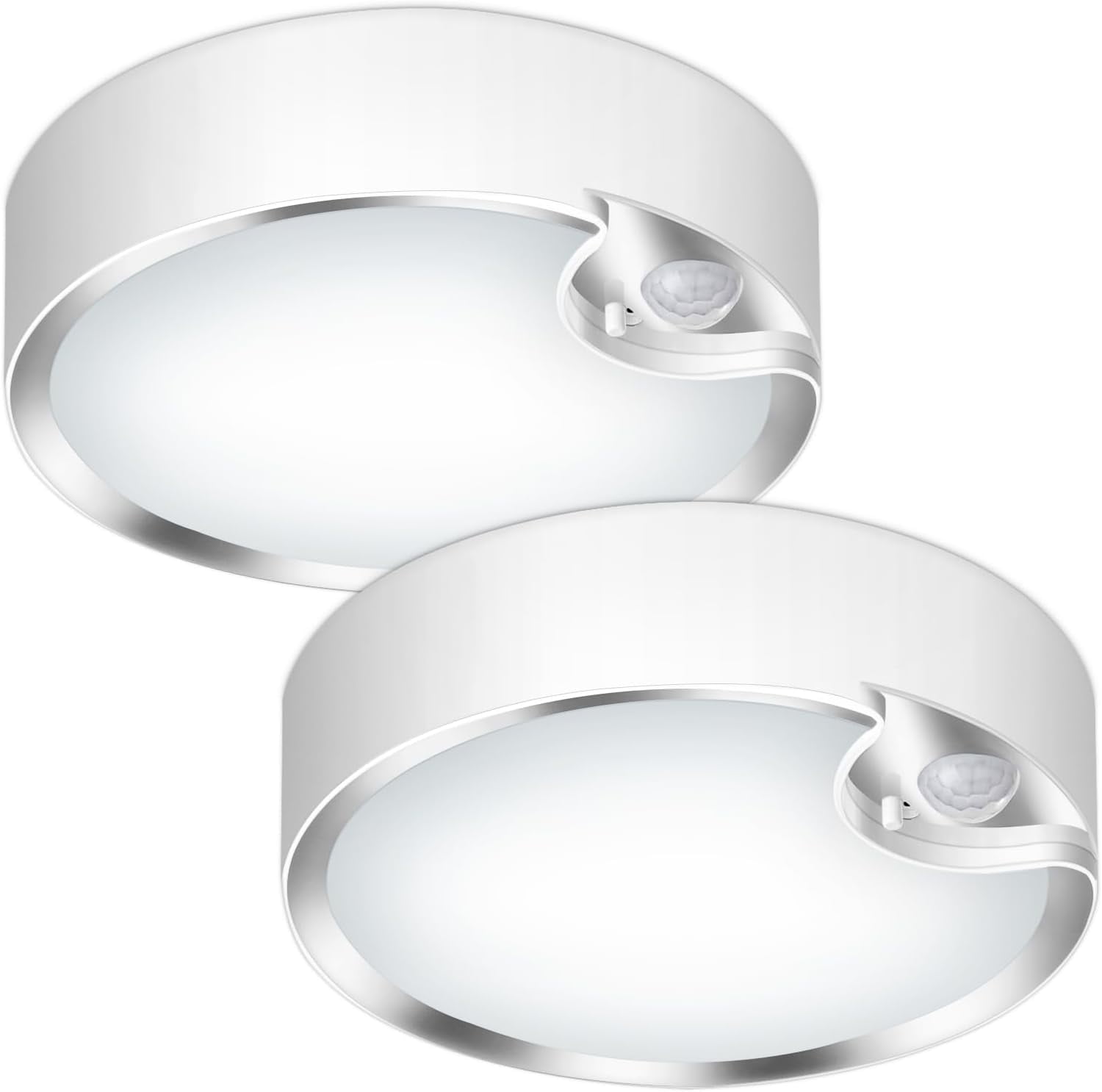 Motion Sensor Ceiling Light Battery Operated Indoor LED Ceiling Lights ...