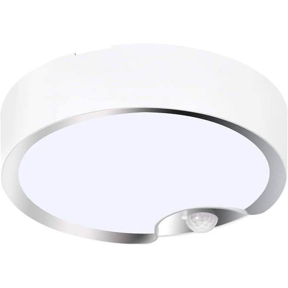Motion Sensor Ceiling Light Battery Operated Indoor/Outdoor LED Lights ...