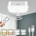Motion Sensor Ceiling Light Indoor with Remote, Operated Sensor Light ...