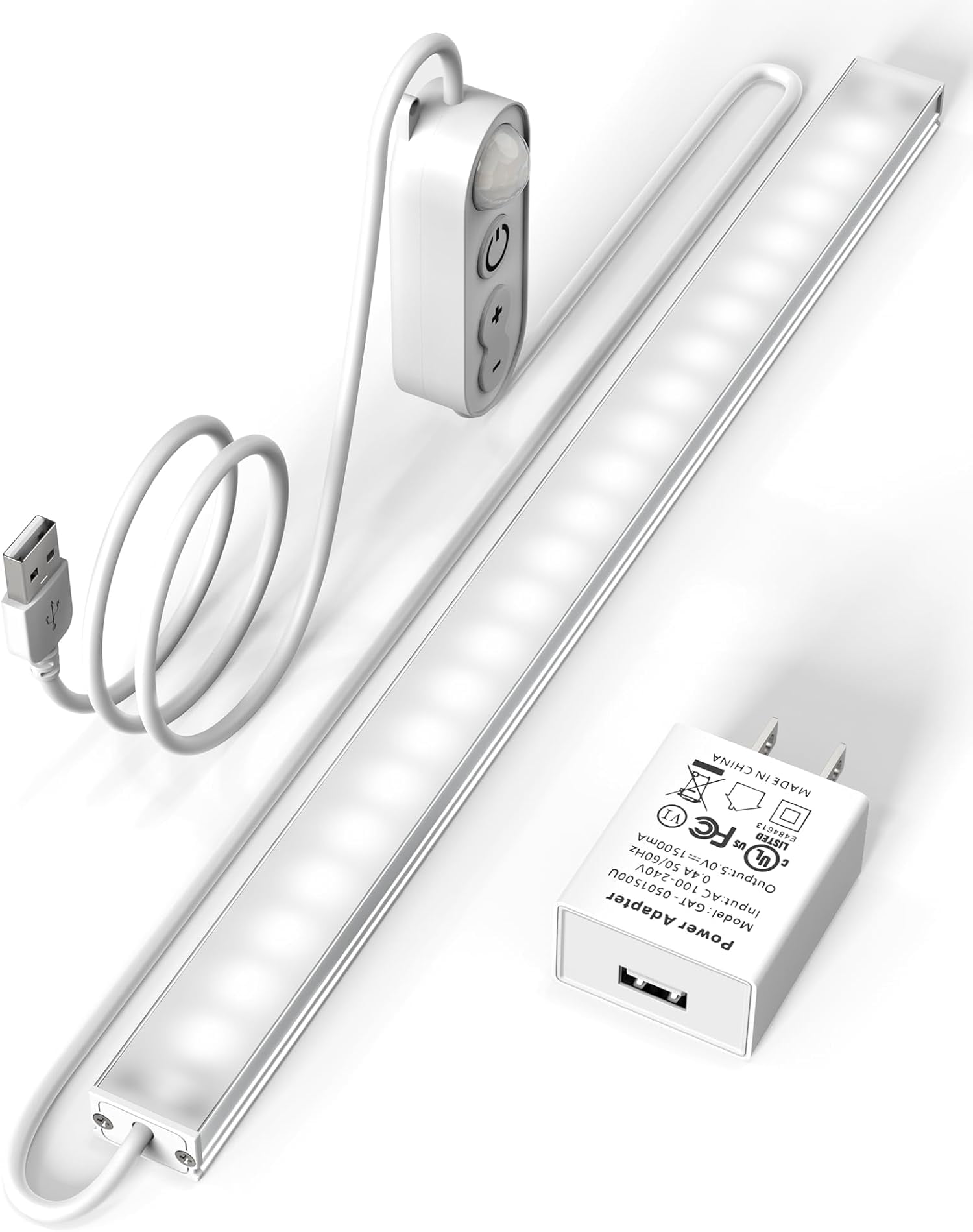 Motion Sensor Dimmable Under Cabinet Lighting,12 Plug in Counter Light ...