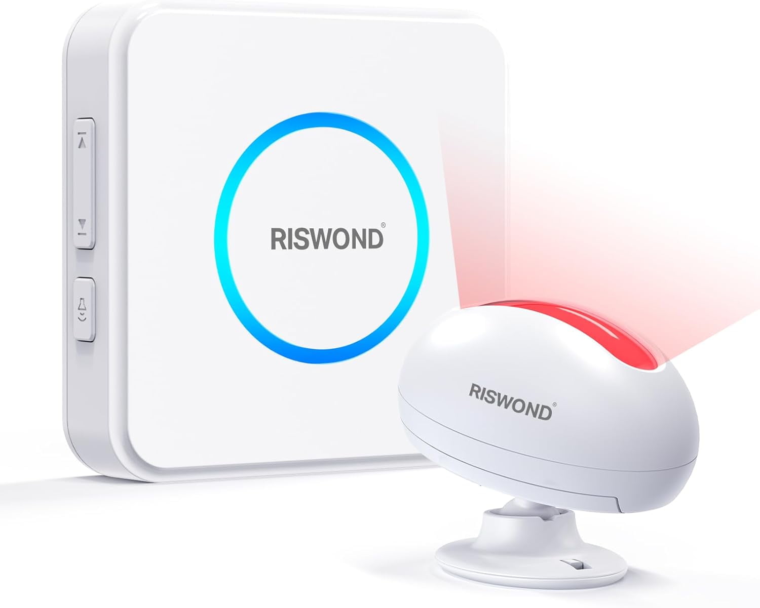 Motion Sensor Door Chime, Wireless Motion Detector Alarm Indoor ...
