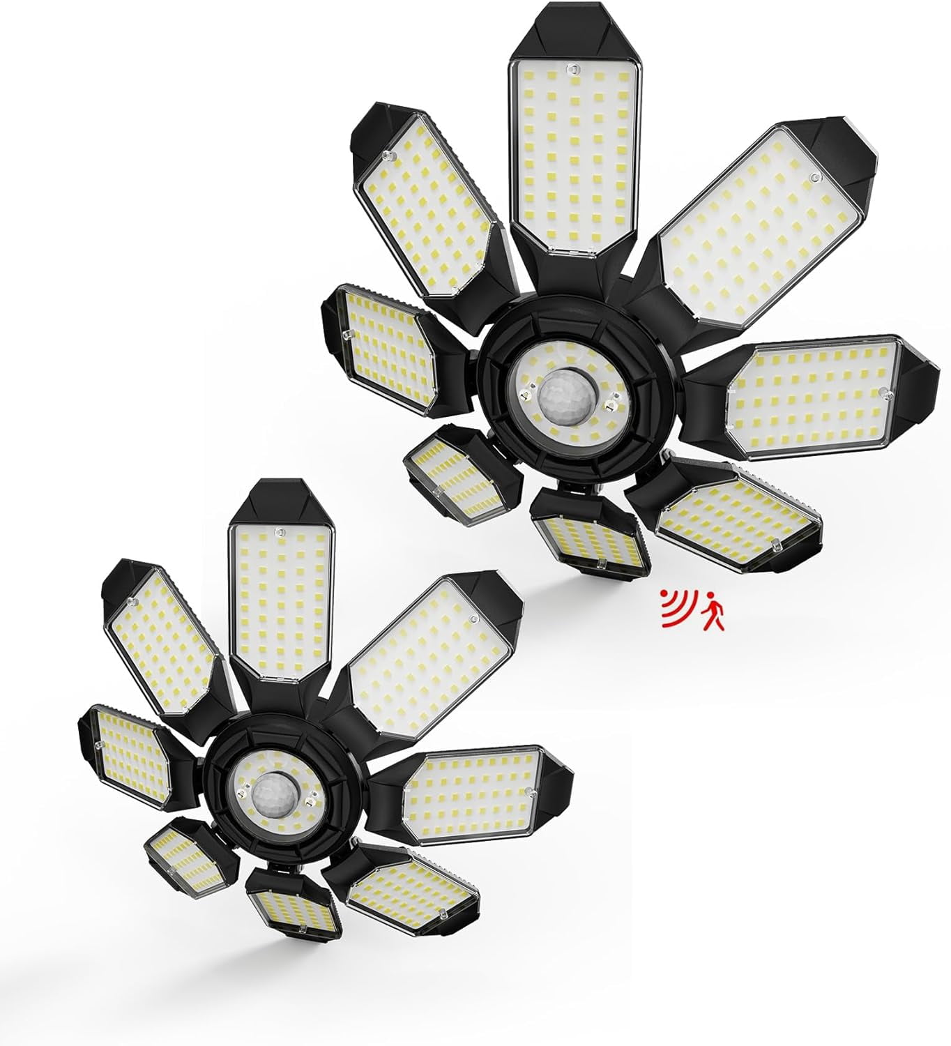 Motion Sensor Garage Light, 250W Motion Sensor Light Indoor,Deformable ...