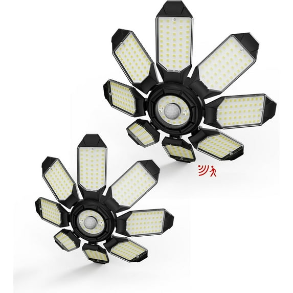 Motion Sensor Garage Light, 250W Motion Sensor Light Indoor,Deformable ...