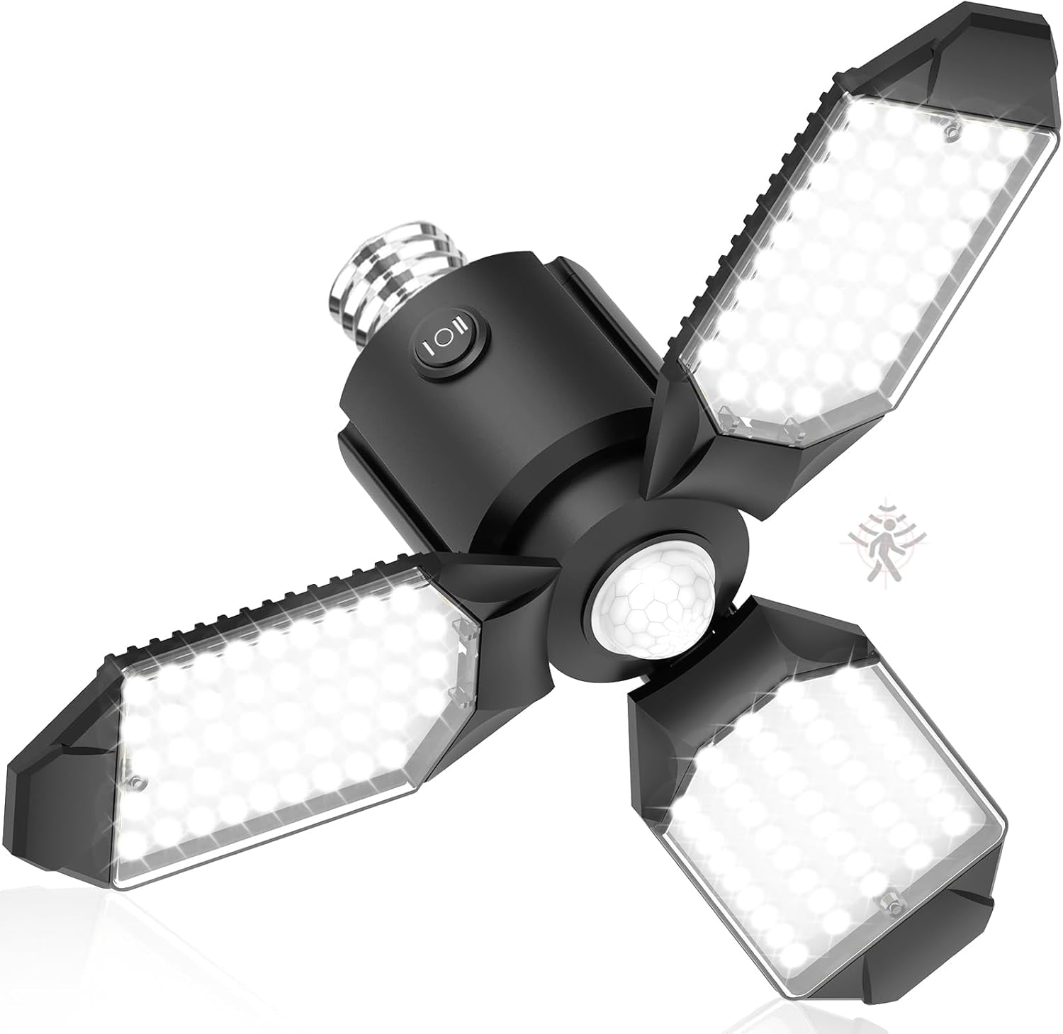 Motion Sensor Garage Light, 8000LM Motion Sensor Shop Light w/ 3 Modes ...