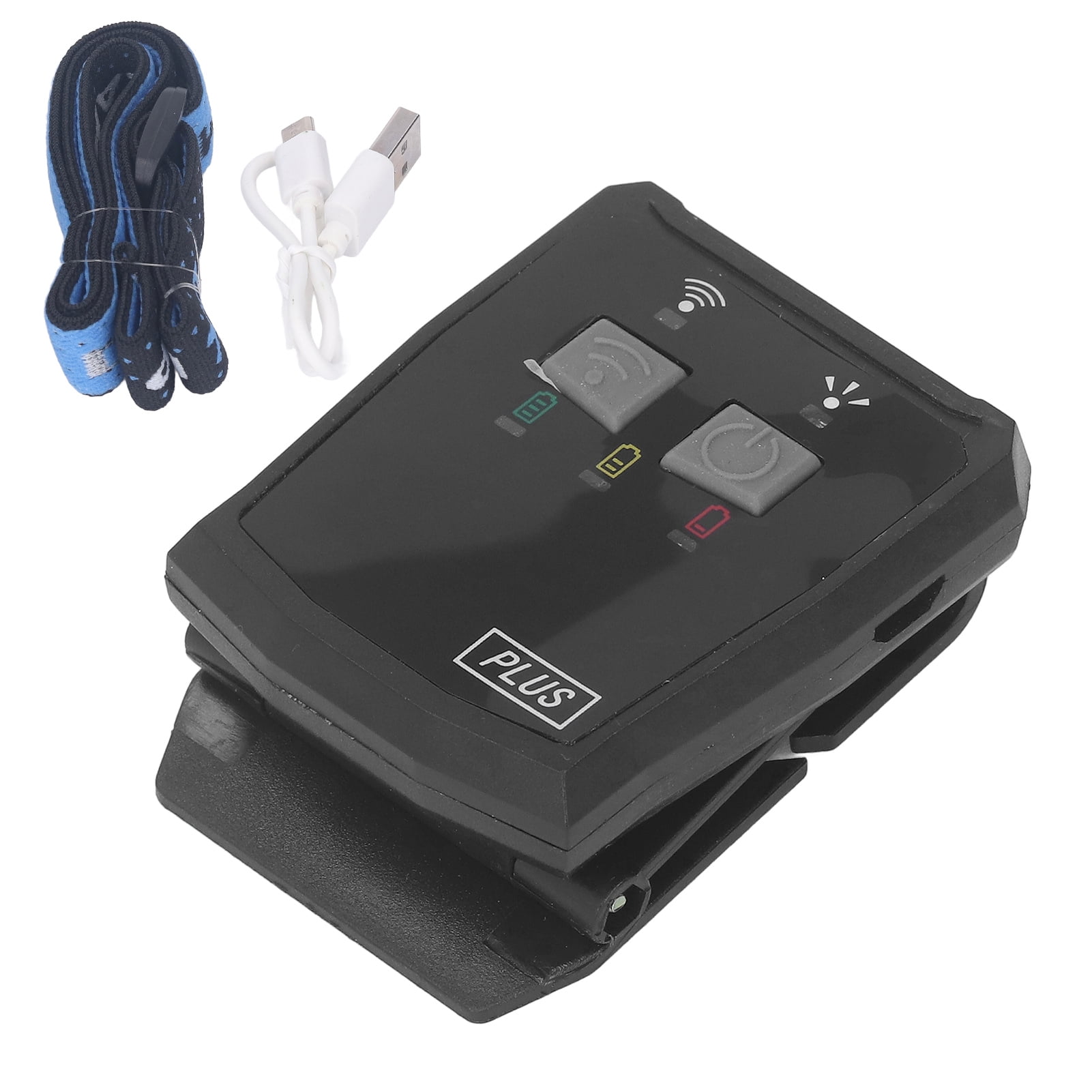 Motion Sensor Head Lamp 2 Light Beam Modes Rechargeable Headlight for ...