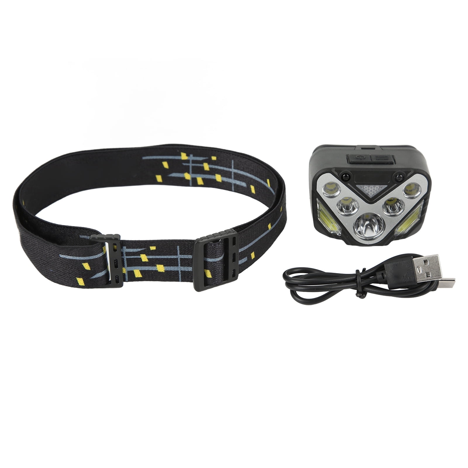 Sarapandan Motion Sensor Headlamp USB Rechargeable Smart LED Headlight ...