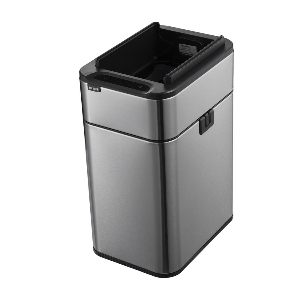 Motion Sensor Kitchen Trash Can Electric No Touch Garbage Cans 15L ...